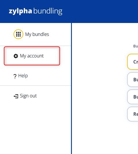 Managing your Account