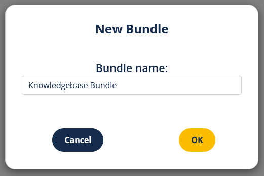 Creating your First Bundle