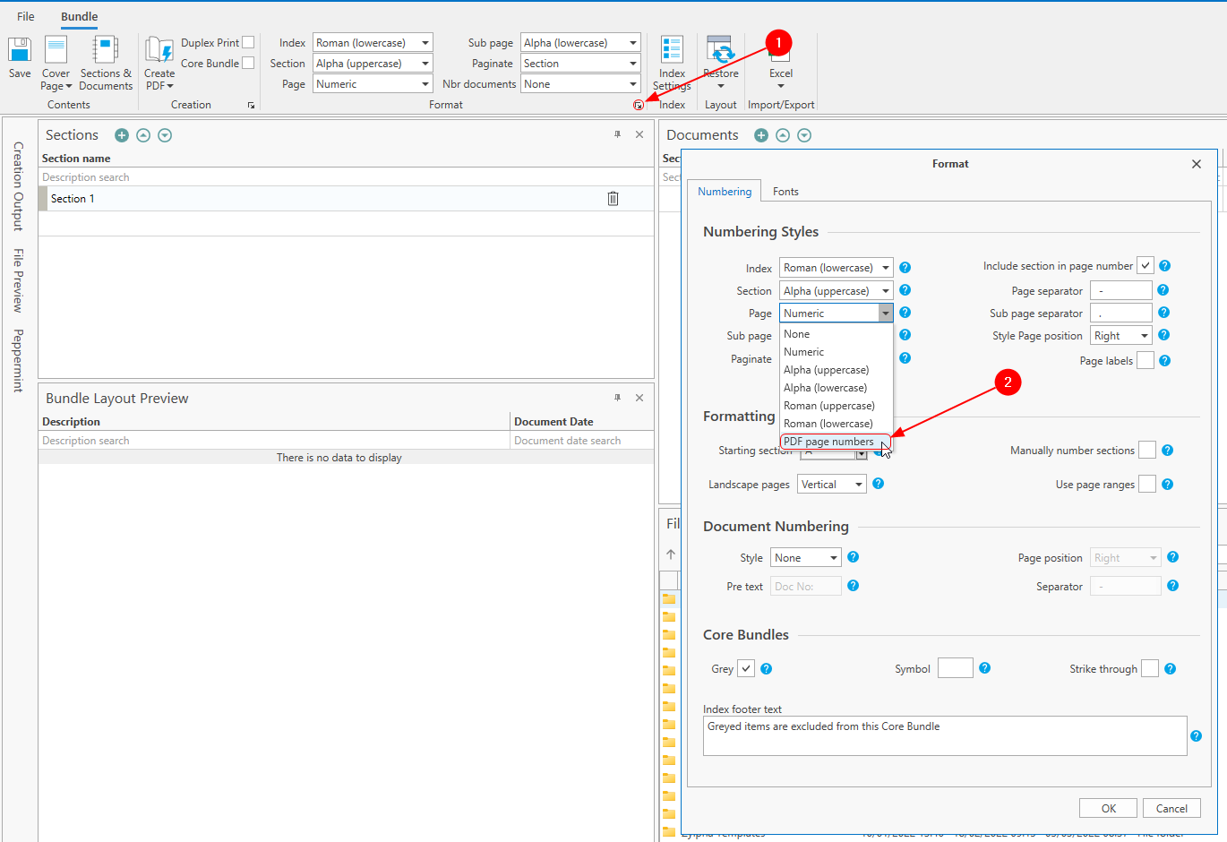 How to make your bundle compliant with the new court guidelines