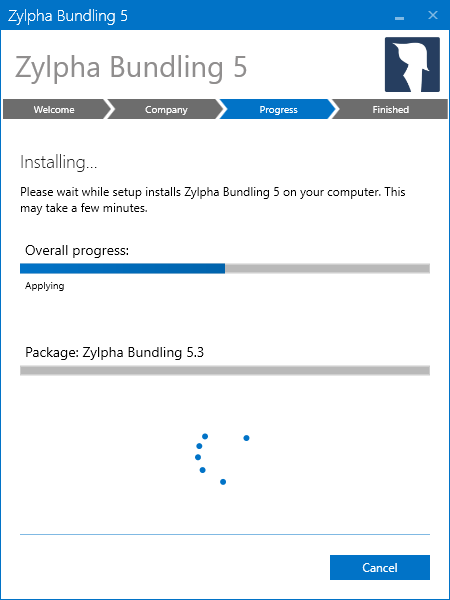 Downloading and running the Zylpha Bundling installer